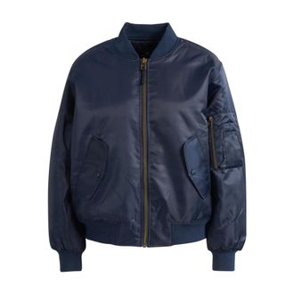 Anine Bing Femme, Vestes, Bleu, Taille: 38 FR Leon Bomber