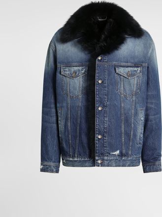 Dolce & Gabbana Denimjacke - Mann Jeans Mehrfarbig 50