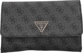 Guess Femme, Accessoires, Gris, Taille: ONE Size Sac bandouli&egrave;re en similicuir