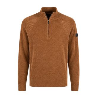 Peuterey Crivelli Chenille-Pullover - - Knitwear - Herren - Braun - 2XL