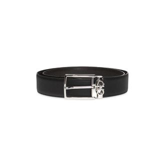 Ferragamo Wendbarer und verstellbarer Gancini G&uuml;rtel - - Accessories - Herren - Schwarzk - 100 CM