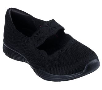 Skechers Damen Seager-Cute N Coy Mary Jane Schuh, Schwarz, 37.5 EU