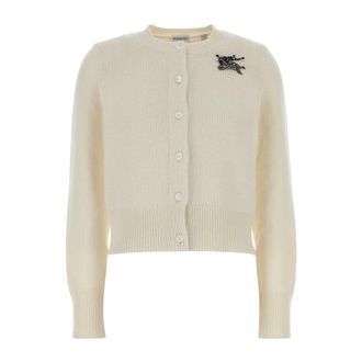 Burberry Knight Cardigan - - Knitwear - Damen - Wei&szlig; - L
