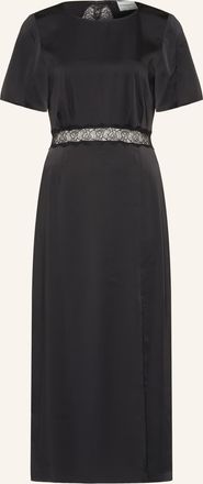 Claudie Pierlot Claudie Pierlot Satinkleid Mit Spitze Und Cut-Outs schwarz