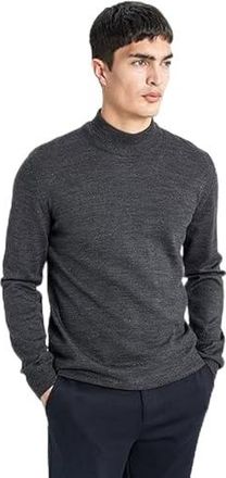 DeFacto Pull pour Homme - Élégant sur col roulé - Cardigans et Pulls en Tricot pour Homme - Pull et Cardigan pour Tout Le Monde, Lt.Blue, S