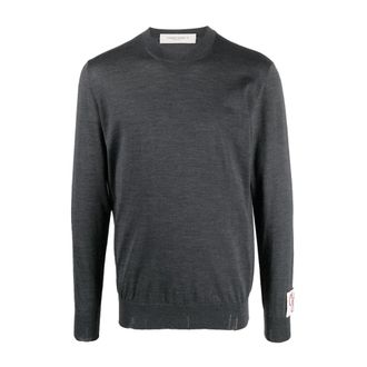 Golden Goose Regular Strick Rundhals - - Knitwear - Herren - Grau - M