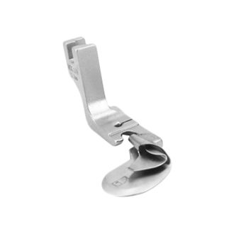 Angoily Professioneller Nähmaschinen Saumfuß Gebogener Rollsaumfuß aus Vollstahl Binder Pressing Feet Overlock Binding Tool für Haushalts und Industrienähmasc