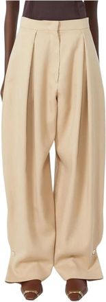 Sportmax Damen, Hosen, Beige, SGr&ouml;&szlig;e