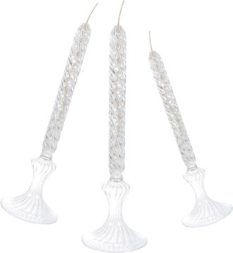 DOITOOL 3 Stück Romantische Kerosin-öllampen aus Glas Stabile Dekorative Öl-lampen für Innenräume Nordischer Stil Warmes Licht für Wohnzimmer Schlafzimmer Par