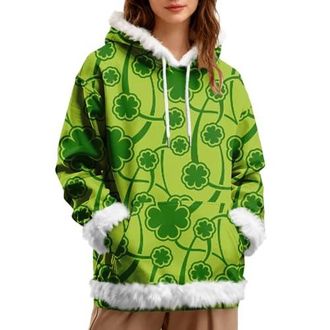 Generic Sweat &agrave; capuche imprim&eacute; botanique pour femme | Sweat &agrave; capuche &agrave; manches longues style festival, GN1., XXL