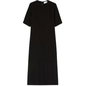 Sportmax Femme, Robes, Noir, Taille: 38 FR Robe style T-shirt