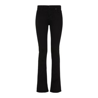 7 For All Mankind Rinsed Black Bootcut Jeans - - Jeans - Damen - Schwarzk - W29