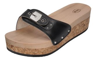 Scholl Damen Pescura Wedge Reese Sandale, Schwarz, 36 EU
