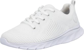 Rieker Sneaker RIEKER, Damen, Gr. 36, wei&szlig;, Textil, Schuhe Sneaker, mit leichter Laufsohle, Freizeitschuh, Halbschuh, Schn&uuml;rschuh