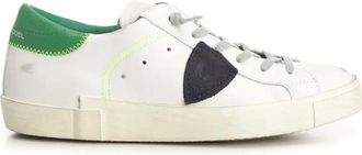 Philippe Model Homme, Chaussures, Blanc, Taille: 44 EU Prsx Low-Top Baskets