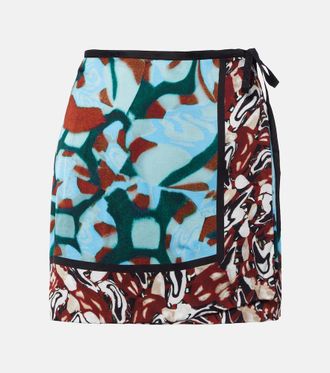 Dries Van Noten Bedruckter Minirock Gabrinas