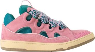 Lanvin Homme, Chaussures, Multicolore, Taille: 42 EU Curb Leather Baskets