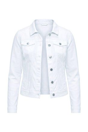 Angel Of Style Jeansjacke Jeansjacke Glitzersteinchen Leopard Langarm