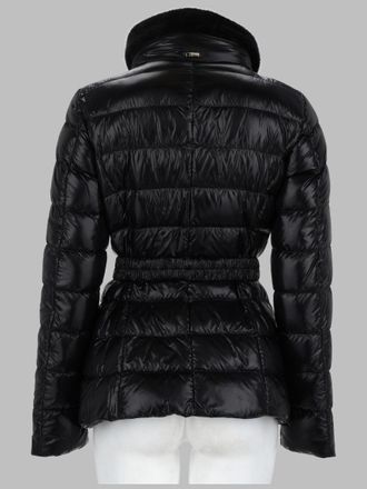 Herno Belted Puffer Coat - Black