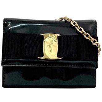 Ferragamo Pre-owned Vara Shoulder Bag - - Pre-owned - Damen - Schwarzk - ONE SIZE