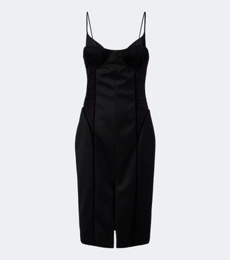 Alexander McQueen Cocktailkleid aus Wolle