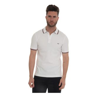 Fay Kurz&auml;rmeliges Poloshirt - - Tops - Herren - Wei&szlig; - 3XL