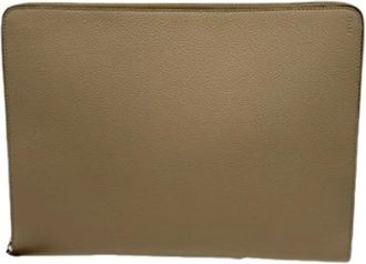 Fendi Sac Clutch Vintage Pre-owned - Homme - Pre-owned - Beige - Taille: ONE Size