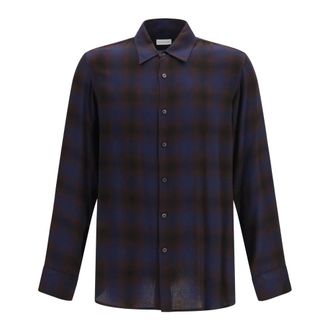 Dries Van Noten Chemise &agrave; carreaux - Homme - Chemises - Brun - Taille: M