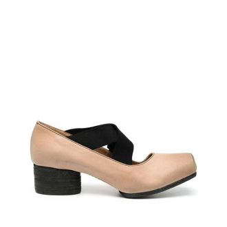 Uma Wang UMA Wang, Femme, Chaussures, Brun, Taille: 39 EU Chaussures en Cuir &agrave; Bout Carr&eacute;