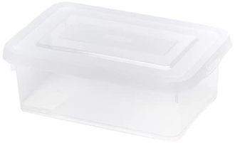 Allibert CURVER Bo&icirc;te de Rangement Handy 4L - Bo&icirc;te de Rangement Multifonction - Pour Chambre, Bureau, Garage, Cabanon, Buanderie - Fermeture rapide &agrave; clips - 