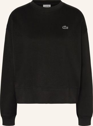 Lacoste Oversized-Sweatshirt schwarz