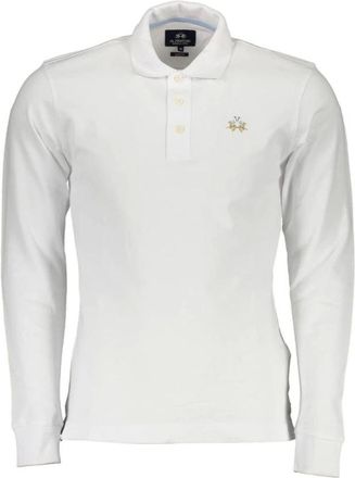 La Martina Homme, Tops, Blanc, Taille: 2XL Polo classique à manches longues