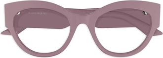 Alexander McQueen Eyewear lunettes de vue à monture papillon - Rose