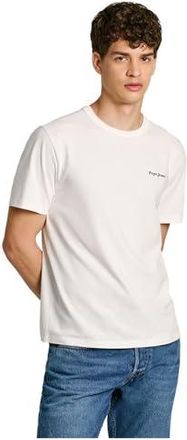 Pepe Jeans London Arryn T-Shirt, Blanc (Blanc cassé), XL Homme