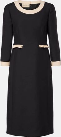 Valentino Midikleid aus Crepe Couture