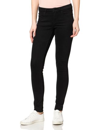 Scotch & Soda Maison Damen Slim Jeans (Schmales Bein) -La Bohemienne-Precious Rock, Schwarz (Black 90), W27/L30