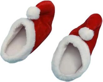 BESPORTBLE Chaussures Chaudes et Souples pour Int&eacute;rieur Pantoufles de No&euml;l pour Femme Pantoufles Hiver Confortables