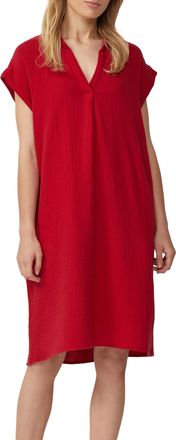 s.Oliver L&auml;ssiges Kleid aus Musselin mit Eingrifftaschen