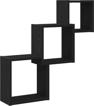 Generic Cube Wandregal, Schweberegal, Wandregal, Wandmontierte Display Rack für Schlafzimmer/Wohnzimmer/Badezimmer/Küche, Technisches Holz, Weiß, 68x15x68cm (