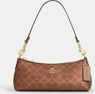 Coach Charlotte Schultertasche Aus Signature-Canvas