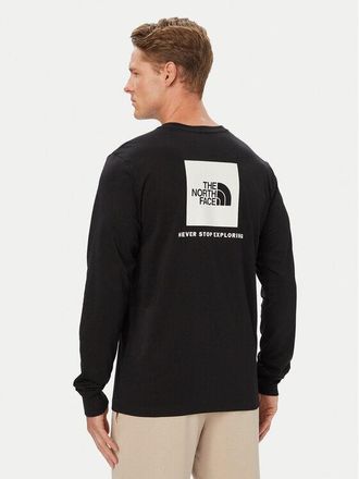 The North Face Longsleeve Evolution Box Nse NF0A8B68 Schwarz Regular Fit