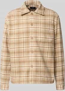 Mc Neal Regular Fit Hemdjacke mit Kentkragen