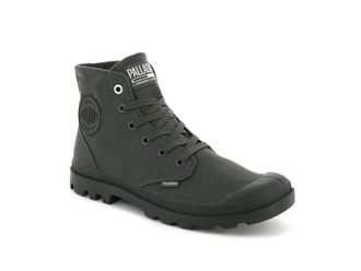 Palladium Schn&uuml;rboots PALLADIUM MONO CHROME, Damen, Gr. 38, olive night, Textil, Schuhe Schn&uuml;rboots, Schn&uuml;rstiefel, Schn&uuml;rstiefelette aus Canvas
