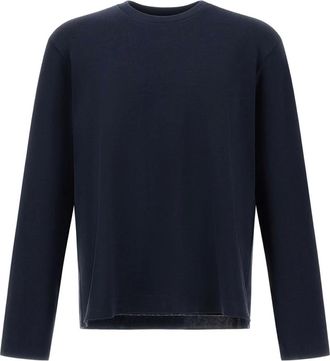Herno Homme, Tops, Bleu, Taille: 2XL T-shirt Effet Maille Jersey