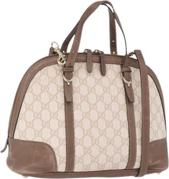 Gucci Sac &agrave; main en toile Pre-owned - Femme - Pre-owned - Brun - Taille: ONE Size