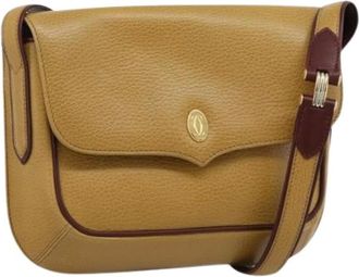 Cartier Sac bandouli&egrave;re vintage doccasion - Femme - Pre-owned - Beige - Taille: ONE Size