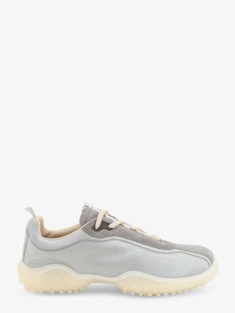 Miu Miu Nylon and suede sneakers with embroidered logo - MIU MIU - gender_Woman