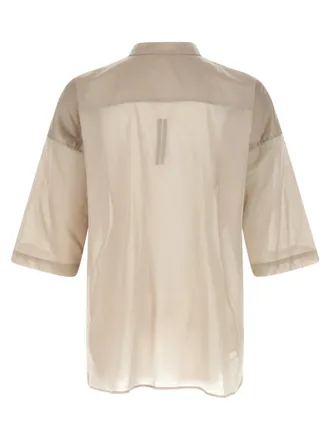 Rick Owens Mens Gray Cotton Blouse