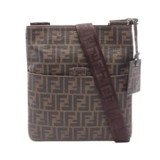 Fendi Sac bandouli&egrave;re en toile enduite Zucca Pre-owned - Femme - Pre-owned - Brun - Taille: ONE Size