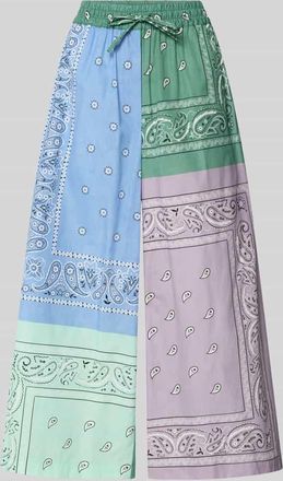 Max Mara Regular Fit Weite Hose aus reiner Baumwolle Modell PEPE